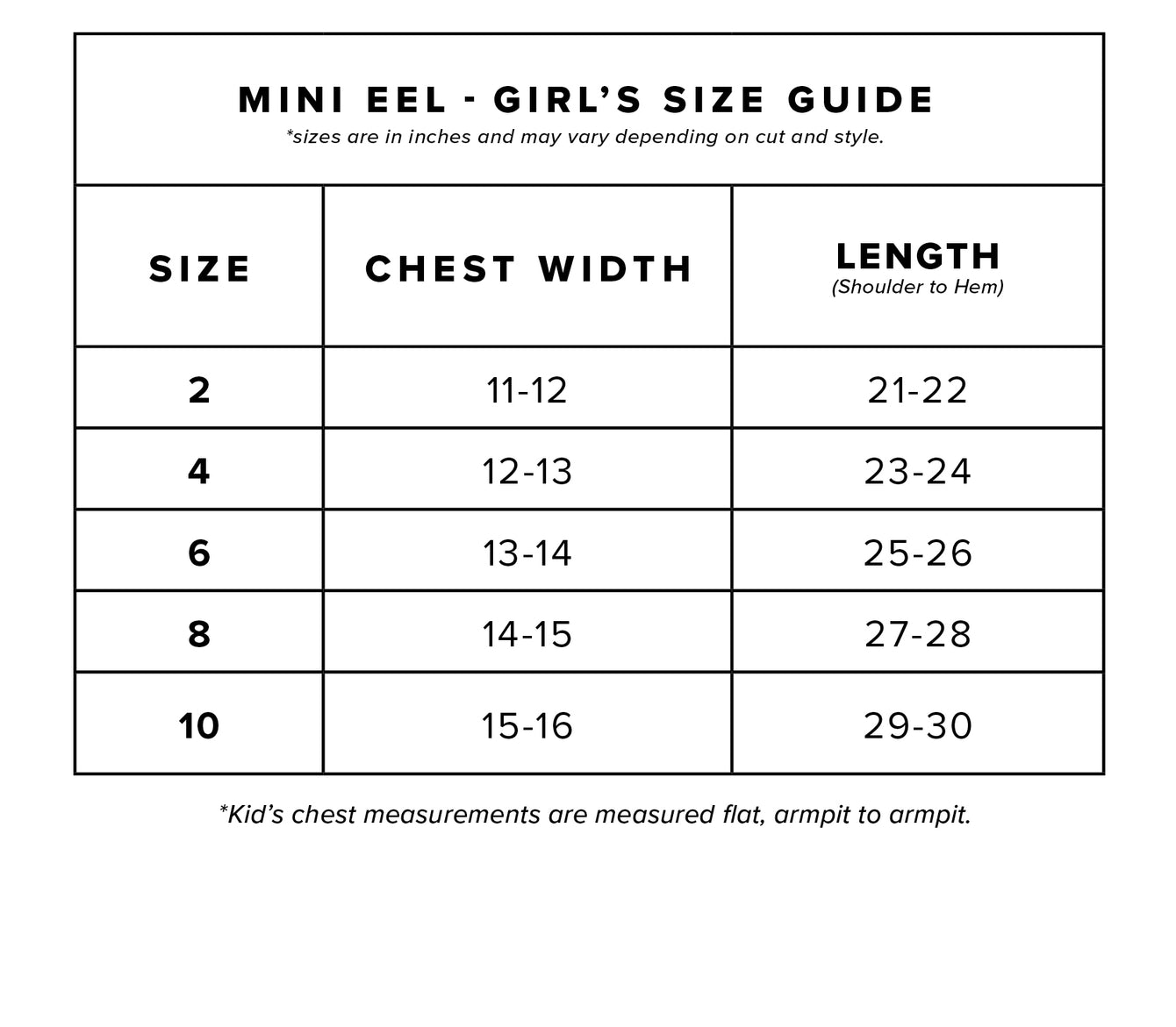 Measurement Guide – Fighting Eel